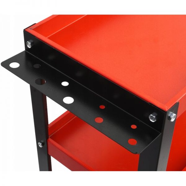 Raft metalic mobil pentru scule atelier 3 rafturi 70x74mm VERKE V33120 ...